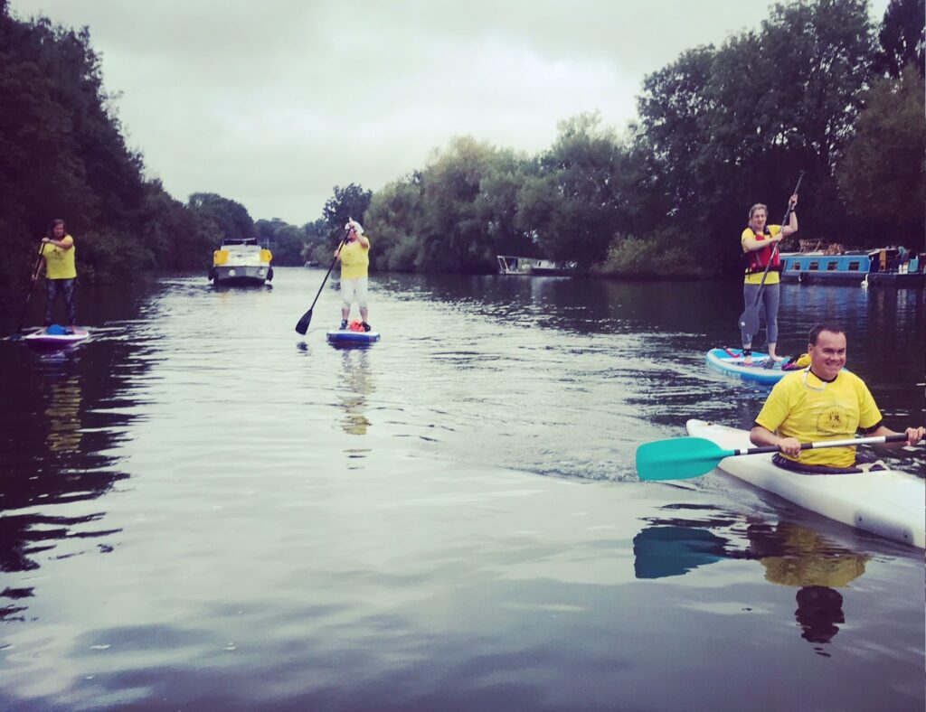 Standing Up for Goats with a SUP20 Mile Challenge - Kids for Kids